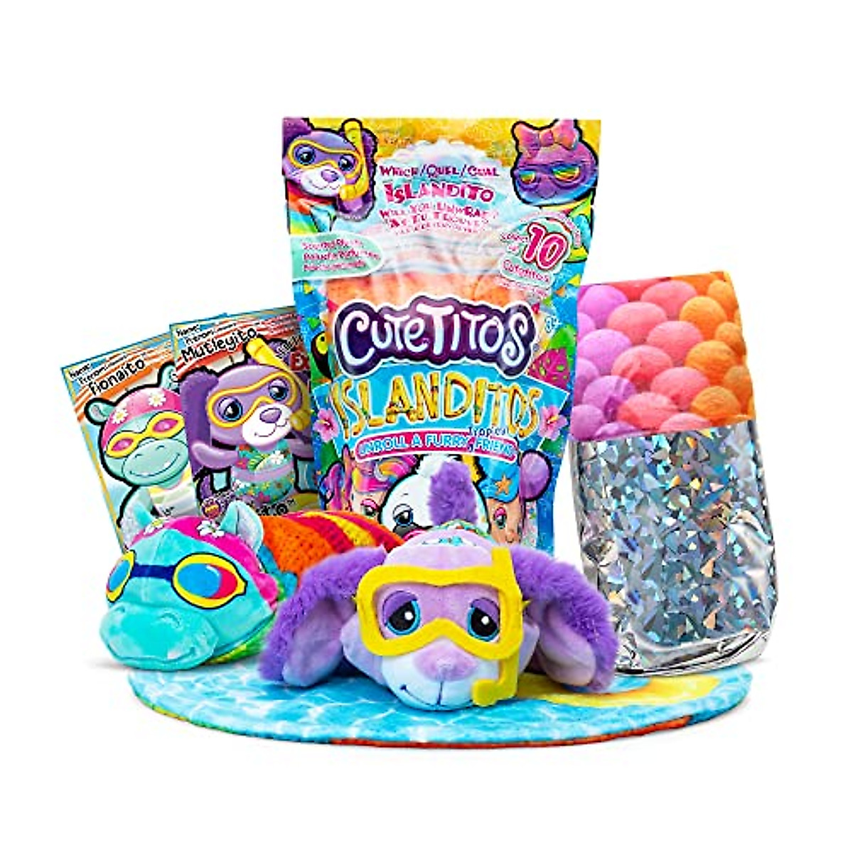 Cutetitos New Island Theme - Scented Islanditos - Surprise Stuffed Animals - Collectible Island Plush - Series 1