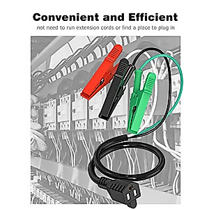 HVAC Adaptor Cord, Replacement Hvac Heavy Adaptor Cord Power Extension Tool for Residential HVAC Technicians, HVAC Training and Job, Apply to Vacuum Pumps,Breaker Finder(69411, RT250, ET300 and ET310)