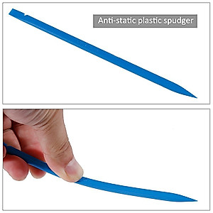 Electronics Screen Opening Pry Tool Repair Kit with Steel and Carbon Fiber Nylon Spudgers, Professional 46 in 1 Mobile Phone Screen Opening Repair Tools Set for Open Cellphone, Laptops, Tablets