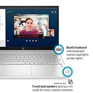 HP Pavilion 15.6" 1920x1080 Touchscreen Laptop | 12th Intel i7-1255U 10-Core Processor | NVIDIA GeForce MX550 | Backlit Key | USB-C | 16GB DDR4 1TB SSD | Win11 Pro