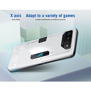 ASUS ROG Phone 7 Pro 5G Dual 512GB 16GB RAM Cooler Fan 7, Factory Unlocked (GSM Only | No CDMA - not Compatible with Verizon/Sprint) Tencent Version - White