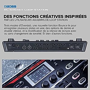 BOSS RC-505MKII Loop Station – The Industry Standard Tabletop Looper, Updated and Enhanced. Class-leading sound quality. Five simultaneous stereo phrase tracks. Input FX and Track FX sections.