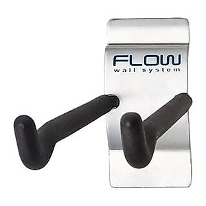 Flow Wall FSH-036-4 8-Inch Hook Add-on Accessory for Garage Organization Systems, Silver