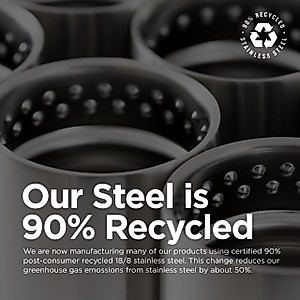 Klean Kanteen Rise 14oz Mug - Stainless Steel with Flip Lid - Stellar