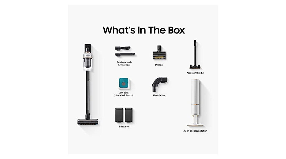 Samsung BESPOKE Jet Cordless Vacuum – Powerful, Versatile & Hygienic
