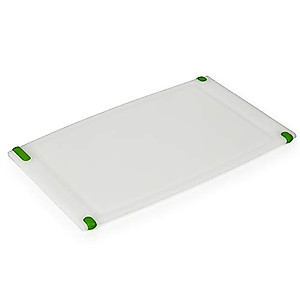 Good Cook Touch Plastic Cutting Board, 10 by 15-Inch,20309,White