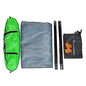 Yodo Upgraded Lightweight 2 Person Camping Backpacking Tent with Carry Bag, Green