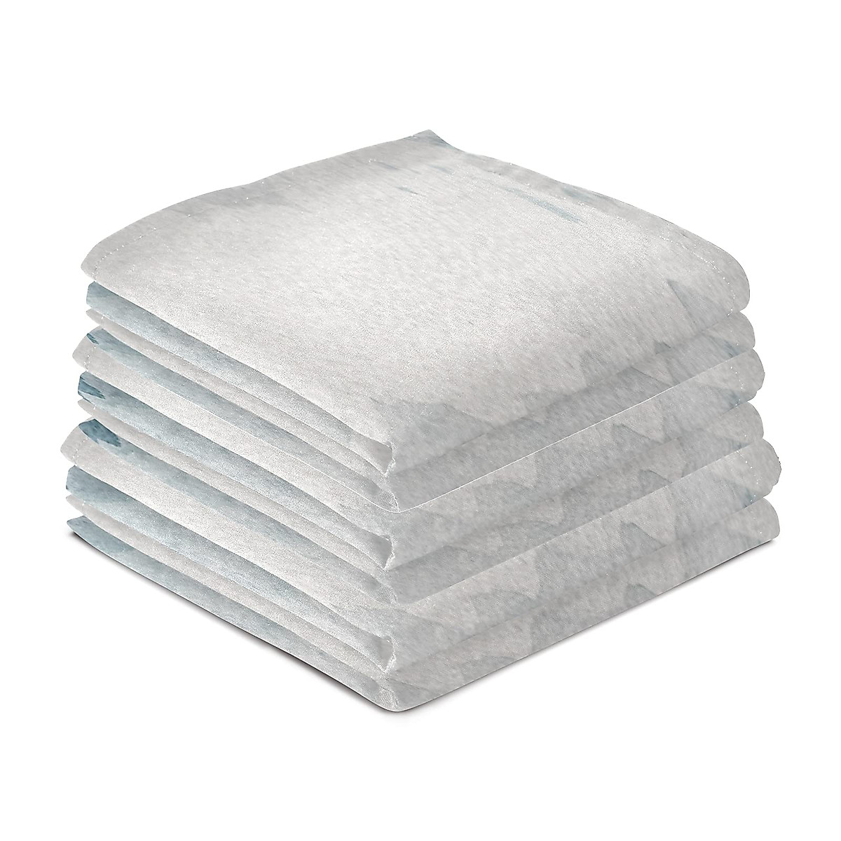 KEEPREAL Blue Watercolor Mountains Kitchen Dish Towel Set of 4 | 18 x 28 Inch Tea Towels | Ultra Soft and Absorbent Cleaning Cloths Set