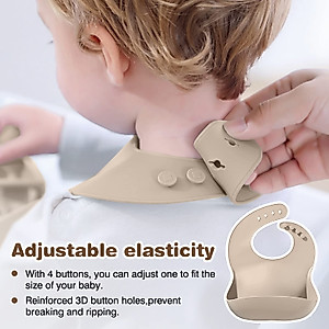 Silicone Baby Feeding Set - 8Pcs Baby Led Weaning Supplies Toddlers Weaning Feeding Sippy Cup with Straw and Lid Baby Feeding Supplies Set