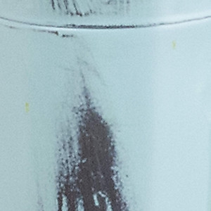 EMMA + OLIVER Commercial Grade 24" H Backless Distressed Green-Blue Metal Indoor-Outdoor Stool