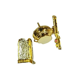 Bethlehem Gifts TM Ark of The Covenant Copper Replica Statue (Ark Contents Mini)