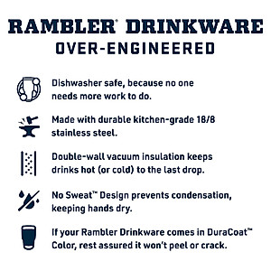 YETI Rambler 30 oz Stackable Tumbler, Stainless Steel, Vacuum Insulated with MagSlider Lid, Big Wave Blue