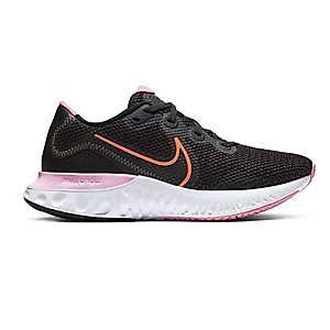 Nike Women's Race Running Shoe, Black Orange Pulse White Pink, 5.5