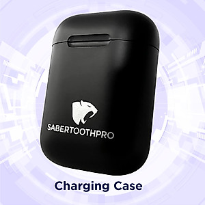 Sabertooth VLT450 Smart Voice Language Translator Single Ear Bud with Direct Talk Software to Complete Seamless Voice Language Translation, Translates up to 60 Languages, Compatible with IOS & Android