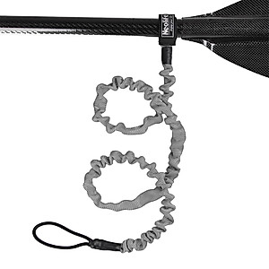 WONITAGO Stretchable Kayak Paddle Leash, Coiled Rod Leash Tool Lanyard for Kayak and SUP Paddles, Fishing Poles Rods，1 Pack