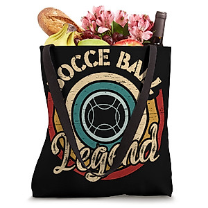 Retro Bocce Ball Legend Proud Italian Bocce Ball Tote Bag