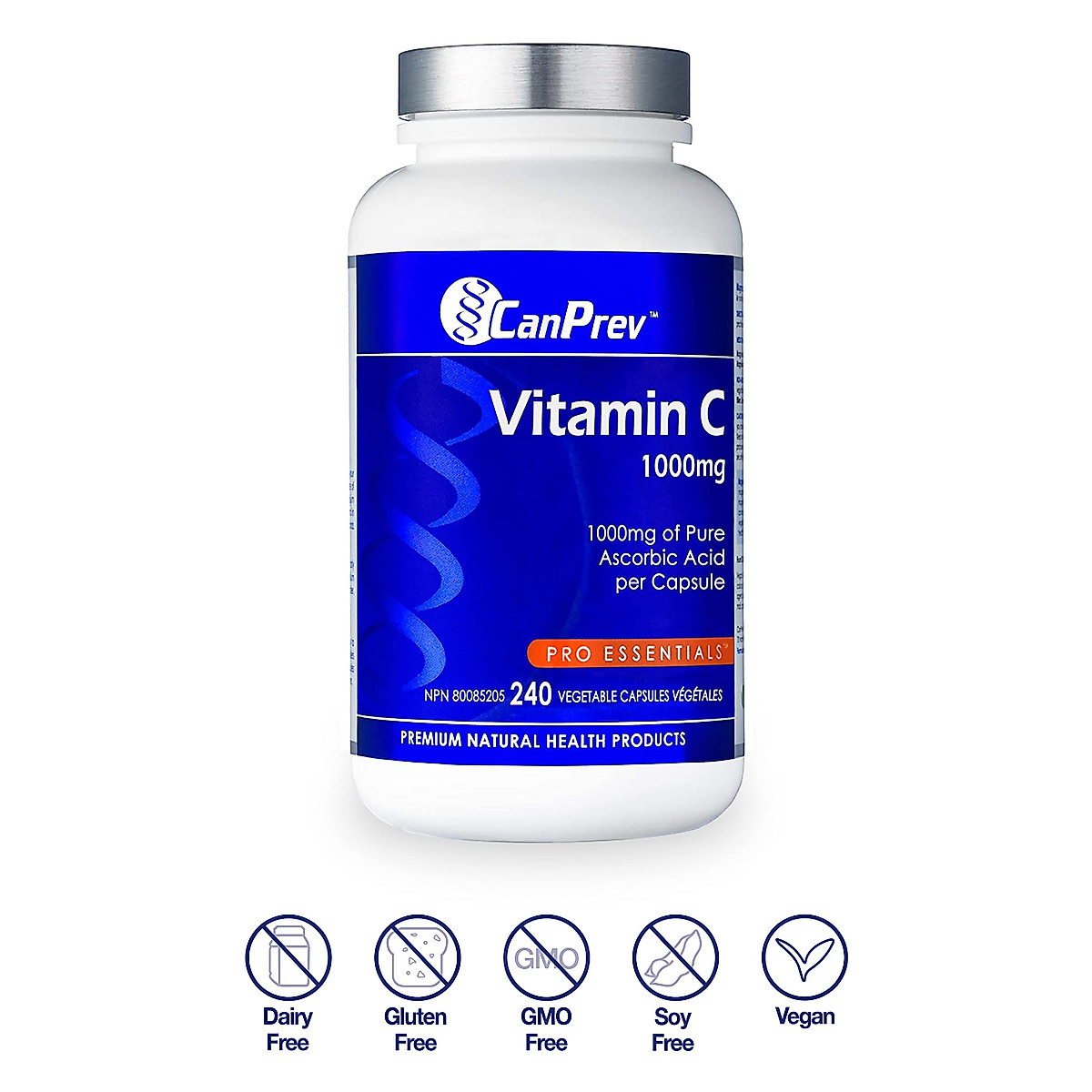 CanPrev Vitamin C, 240 vegicaps
