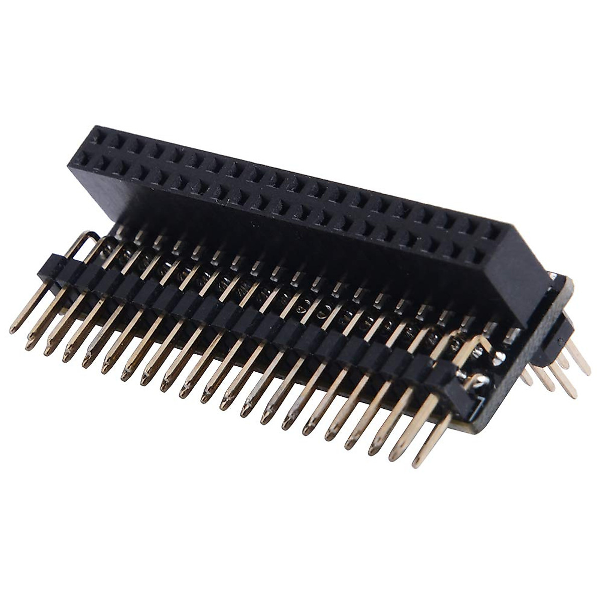 GeeekPi Micro Connectors 40-pin GPIO 1 to 2 Expansion Board for Raspberry Pi, 2 x 20-pin Strip Dual Male Header Double Row Straight GPIO Connector Pin Header Compatible with Raspberry Pi