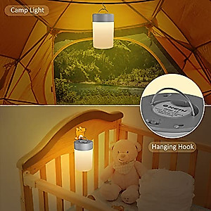 G Keni Nursery Night Light for Kids, Touch Small Lamps for Bedroom, Nursery Lamp for Breastfeeding, Battery Powered Nightlight, Dimmable LED Night Light, Baby Night Light Lamp, Soft Eye Caring