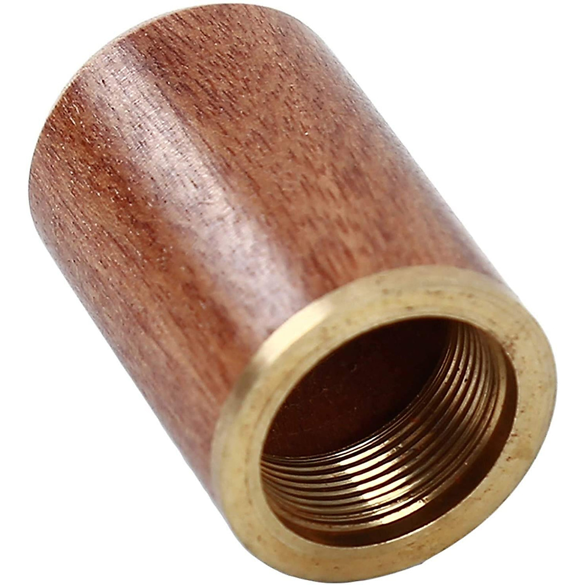 Generic Wooden Needle Case Leather Stitching Needles Holder Hand Sewing Needles Storage Tube for Storing Handmade Sewing Embroidery Needle Accessories