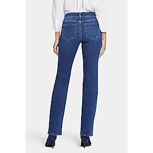 NYDJ Women's Petite Size Marilyn Straight Leg Jeans, Cooper, 4P