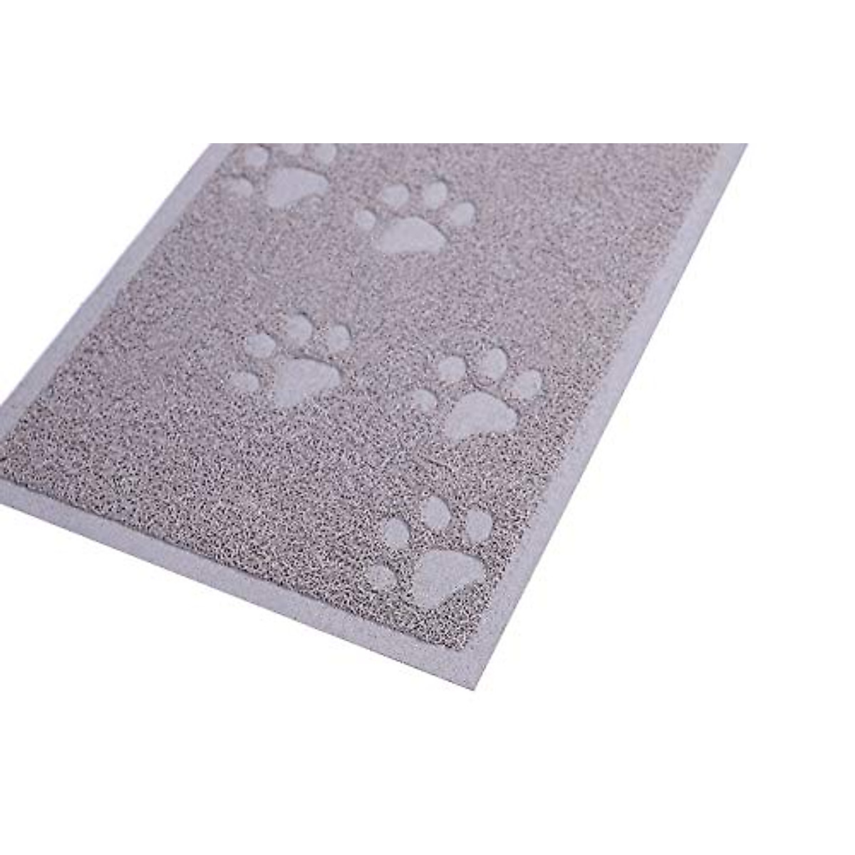 Darkyazi Cat Litter Box Mat for Floor Litter Trapping Mat Non-Slip Backing, Scatter Control, Easy Clean, Water Resistant, Soft on Paws (15.75" x 11.75",Gray Sand)