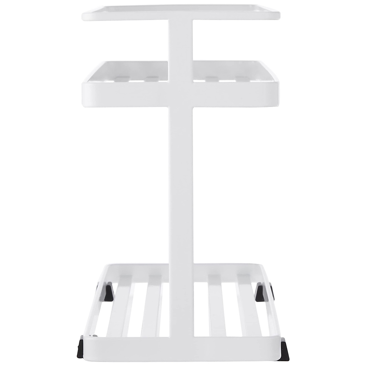 YAMAZAKI Home Countertop Spice Caddy-Storage and Organizer Rack | Steel, One Size, White