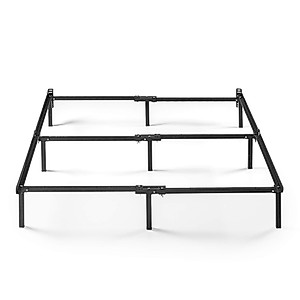 ZINUS Compack Metal Adjustable Bed Frame / 9 Inch Support Bed Frame for Box Spring and Mattress Set, Full/Queen/King