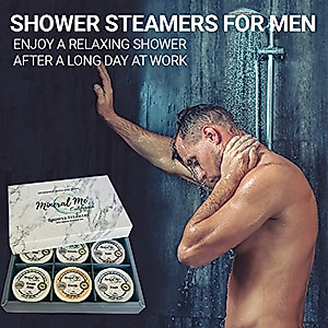 Shower Bombs Aromatherapy - Shower Steamers with Organic Essential Oils for Vaporizing Steam Spa, Relaxation and Stress Relief. Vapor Shower Tablets, Shower Melts - Self Care Gifts for Women and Men