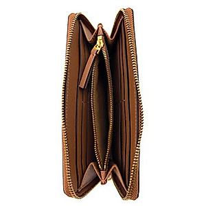 Tory Burch Women's Emerson Wristlet Zip Continental Wallet (Moose)