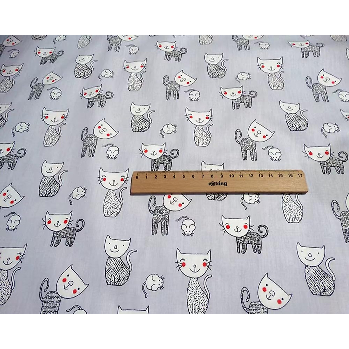 8Pcs Cute Animal Cats Fabirc Fat Quarters Cotton Fabric Bundles,for Quilting,Sewing and DIY Crafts,18 x 22 inches. …