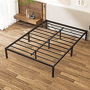 UYUK Metal Platform Bed Frame Full Size, Mattress Foundation with Steel Slat Support, Modern Design Easy Assembly