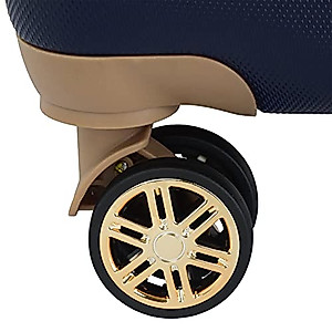 London Fog Northbridge 24" Expandable Hardside Spinner Midnight, 24 Inch