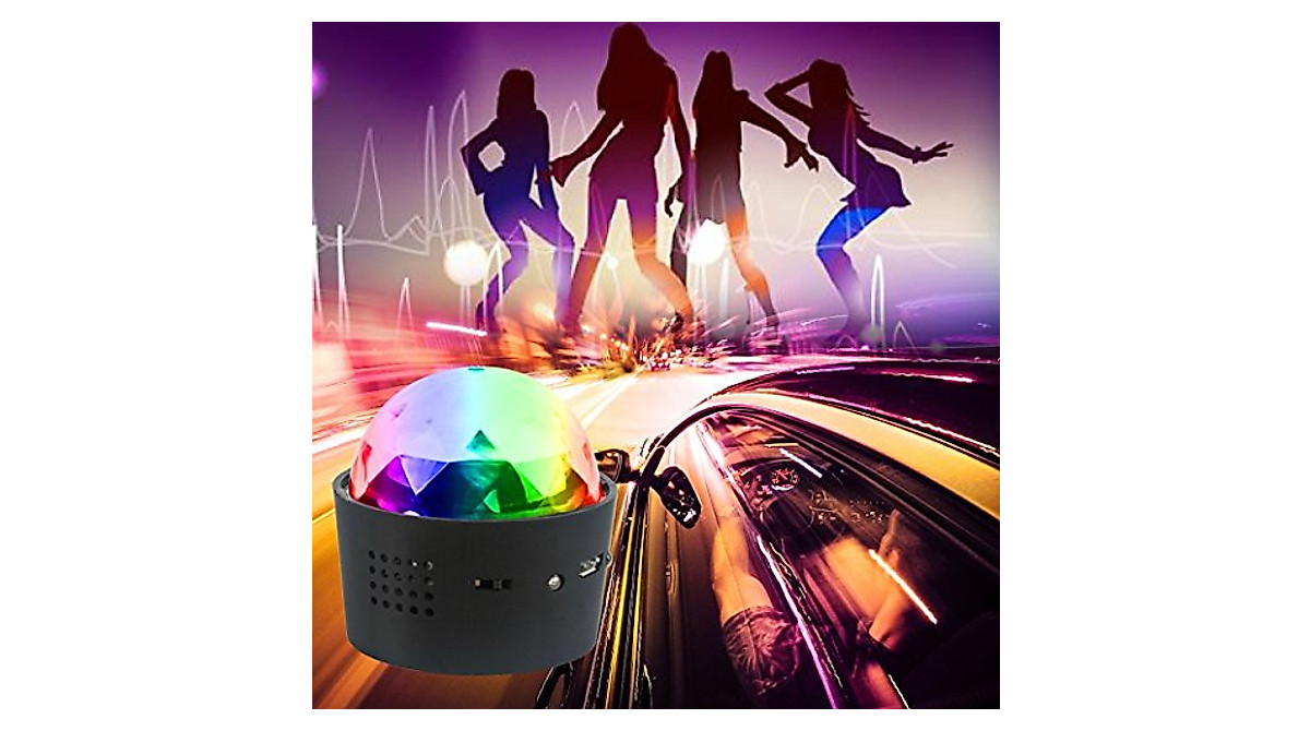 Mini Disco Light - Portable Sound-Activated LED Party & Car Light
