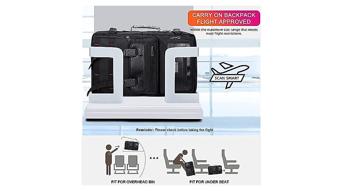 WITZMAN Travel Backpack - Versatile & Stylish