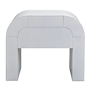 Tov Furniture Hump Nightstand (White)