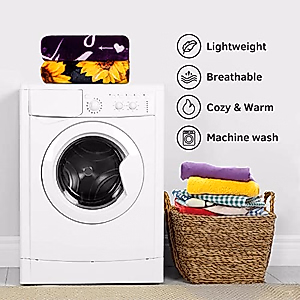 Jekeno Sunflower Throw Blanket Gifts for Mom Daughter Blanket Gift for Mother, Sunflower Love Mama Themed Bed Sofa Decoration Throws Mother’s Day Birthday Present 50"x60"