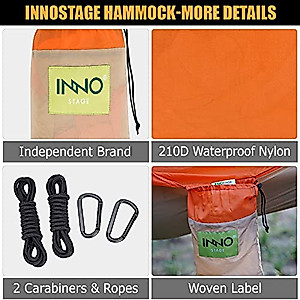 Portable Fire Pit and Single Outdoor Camping Hammock