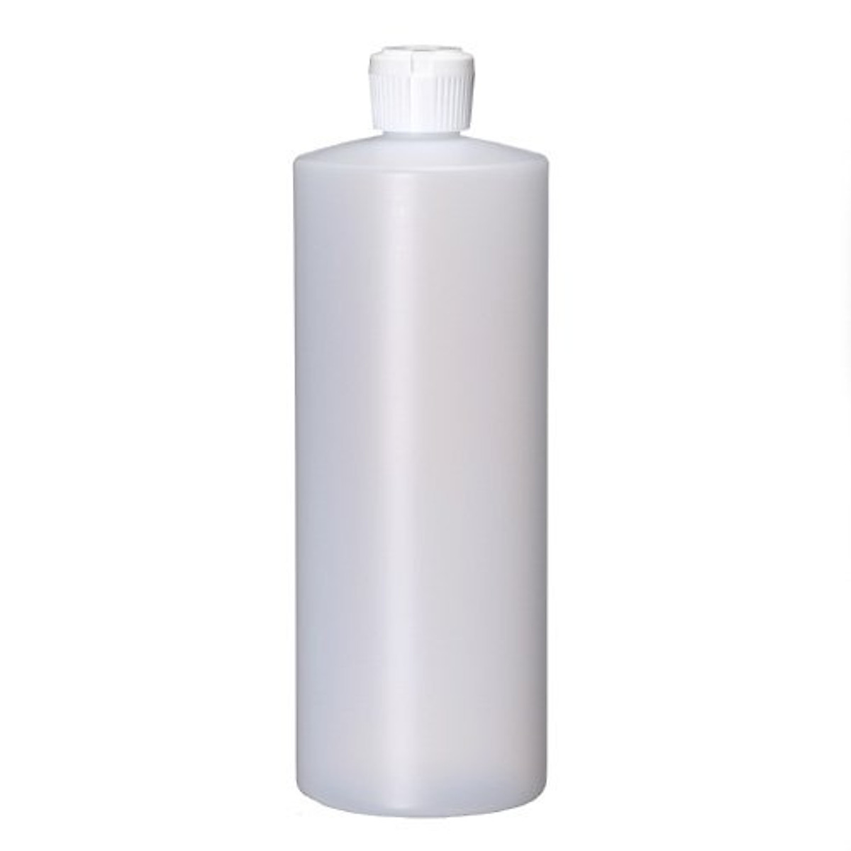 10 Pack - Empty Plastic Bottles - Refillable Cylinder Multi Purpose Plastic Bottles - Bulk - 32 oz