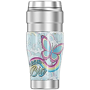 THERMOS My Little Pony Retro Believe In Dreams STAINLESS KING Stainless Steel Travel Tumbler, Vacuum insulated & Double Wall, 16oz