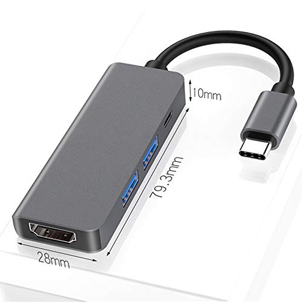 XUNMAIFHB Portable Docking Station,Type-c Docking Station 4K HDMI hub hub Notebook usbc Computer Four-in-one Multi-Function Converter Fast Transmission