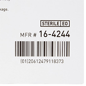 McKesson Non-Woven Sponges, Sterile, 4-Ply, Polyester/Rayon, 4 in x 4 in, 2 per Pack, 25 Packs, 50 Total