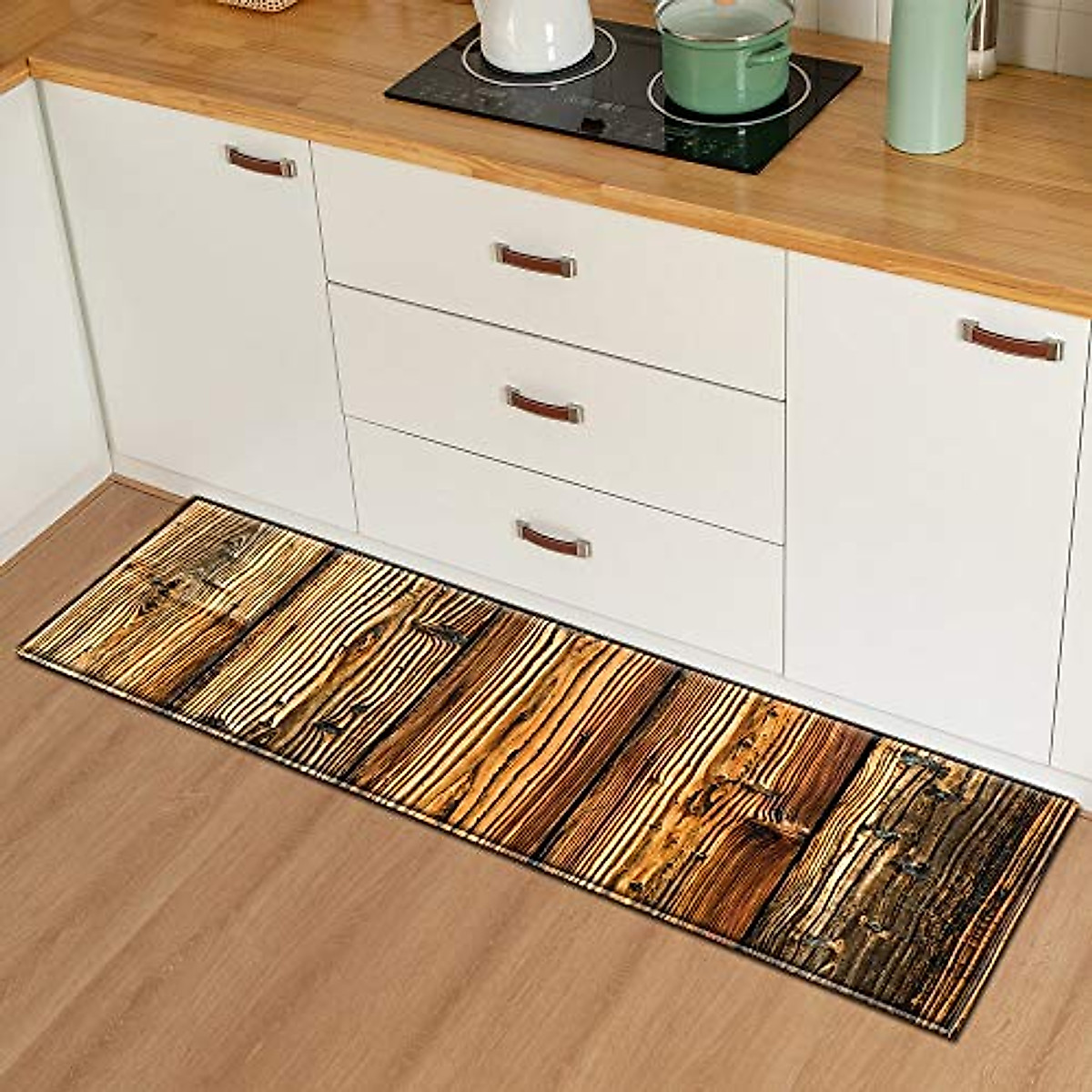 Kitchen Mat Doormat Home Hallway Floor Decoration Bedroom Living Room Carpet Bathroom Non-Slip Absorbent Rug A16 60x180cm