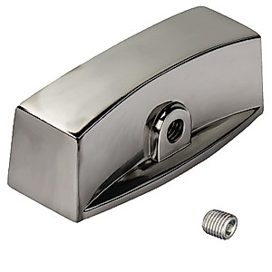 Chrome Knob Dial for Gas Control Valve, Fit for D-Shape Valve Stem Design Gas Control Valve Stove Range Oven Griddle Char Broiler - Replacement for Gas Stove Range Knobs