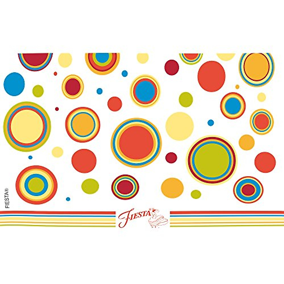 Tervis Made in USA Double Walled Fiesta Insulated Tumbler Cup Keeps Drinks Cold & Hot, 16oz - 4pk, Poppy Dots