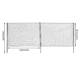 8PCS Steel Fence Panel Garden Border Landscape Edging Yard Fencing Decor 43"x31" for Lawn, Garden, Vegetable Garden