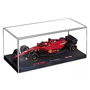Bburago - 1/43 Scale Model Compatible with Ferrari Replica Miniature Model Compatible with Scuderia Replica Miniature F1-75 # 16 Compatible with Charles Leclerc Replica Miniature Model 2022 Racing