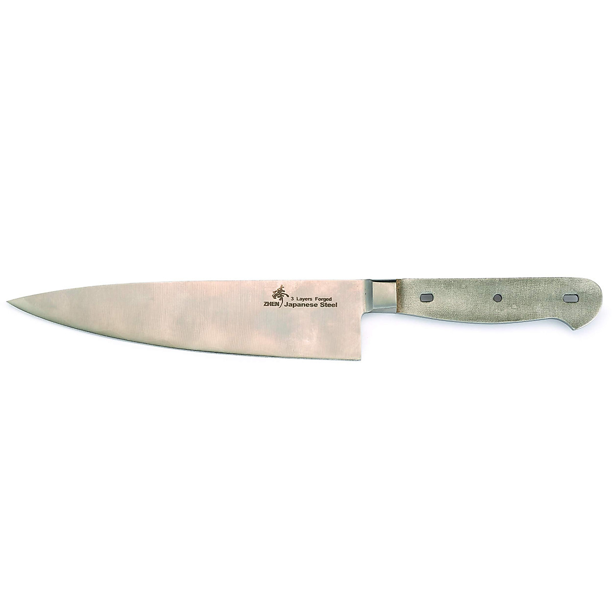ZHEN Chef's AUS 10, 3-Layer Knife Blank, 8-1/4" L x 5/64" T (210mmx 1.8mm), Handle Sold Separately