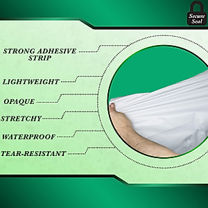 6000 Pack Secure Seal White Poly Mailers Shipping Bags - Safe Shipping with 10x13 Mailers Poly Bags - E-Commerce Poly Bags for Shipping - Self Sealing 2 Mil Poly Shipping Envelopes