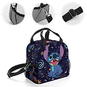Cute Lunch Bag for Women Cartoon Lunch Box Portable Insulated Lunch Tote Bag Thermal Cooler Bag for Work School Outdoor